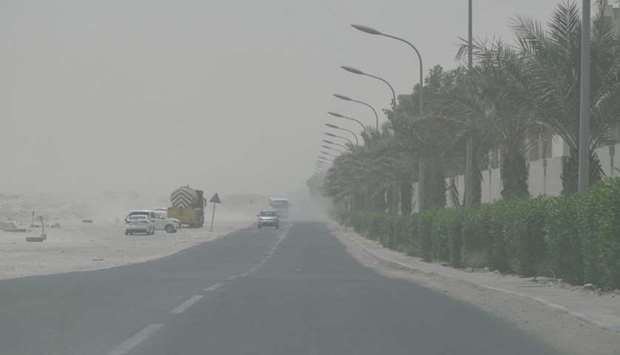 Strong winds and dusty conditions to continue - Gulf Times