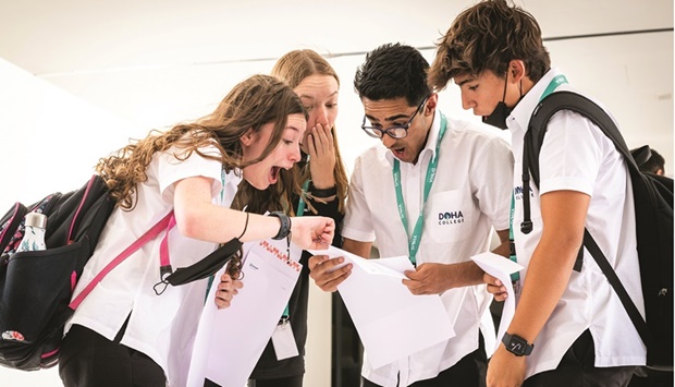 Doha College celebrates outstanding exam results - Gulf Times