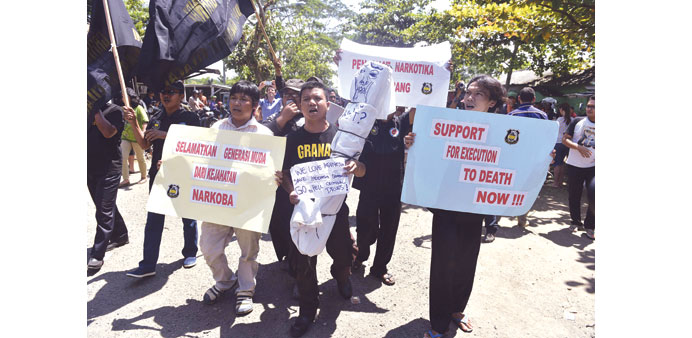 Australia protests Indonesia’s treatment of death row men - Gulf Times