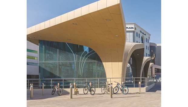 Dedicated cycle stands at Metro stations - Gulf Times