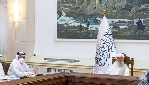 Foreign Minister meets with head of Afghan's interim government - Gulf ...