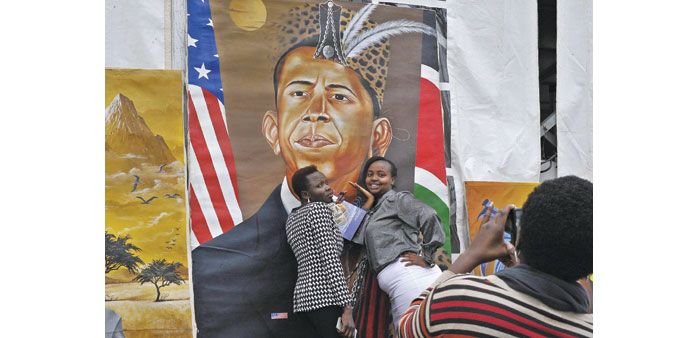 Kenyans get ready to welcome Obama - Gulf Times
