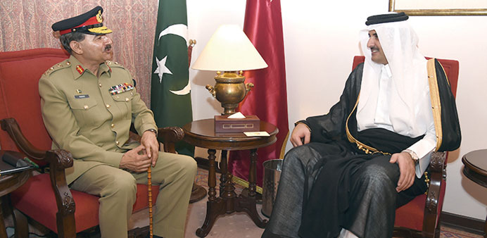 Emir meets Pakistan army’s chief of general staff - Gulf Times