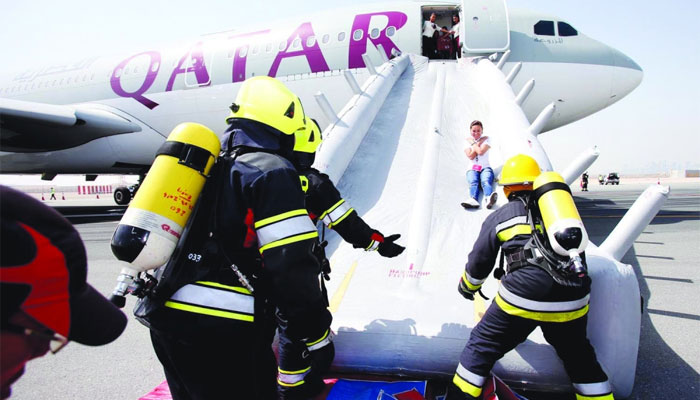Qatar Airways, Hamad International Airport hold emergency drill - Gulf ...