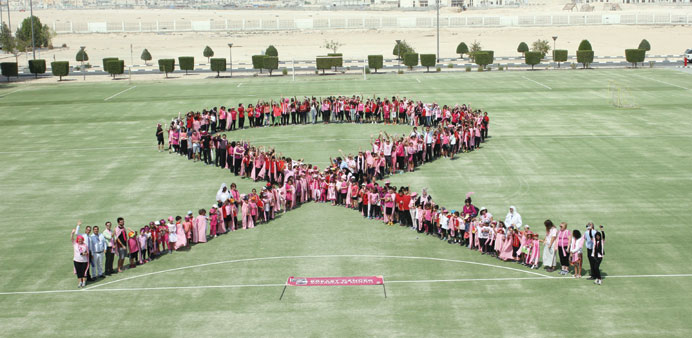 CNA-Q drive gets the ‘pink ribbon’ message across - Gulf Times