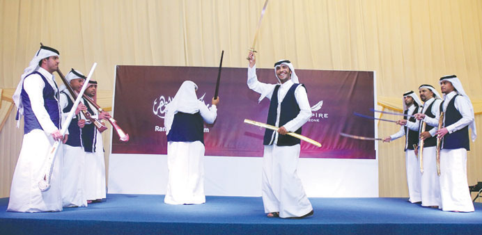Fareej characters show up at Aspire’s tent - Gulf Times