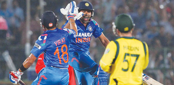 Aussies blown away by India batting blitz - Gulf Times
