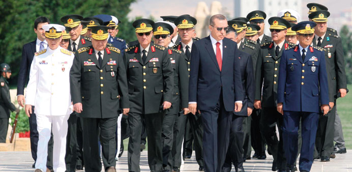Turkey appoints new military commanders - Gulf Times