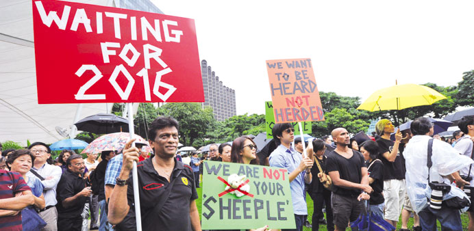 Singapore ruling party faces increasingly vocal electorate - Gulf Times